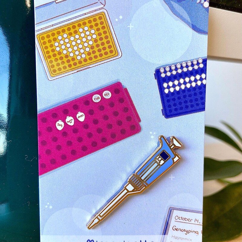 Microbiology Pin - Etsy