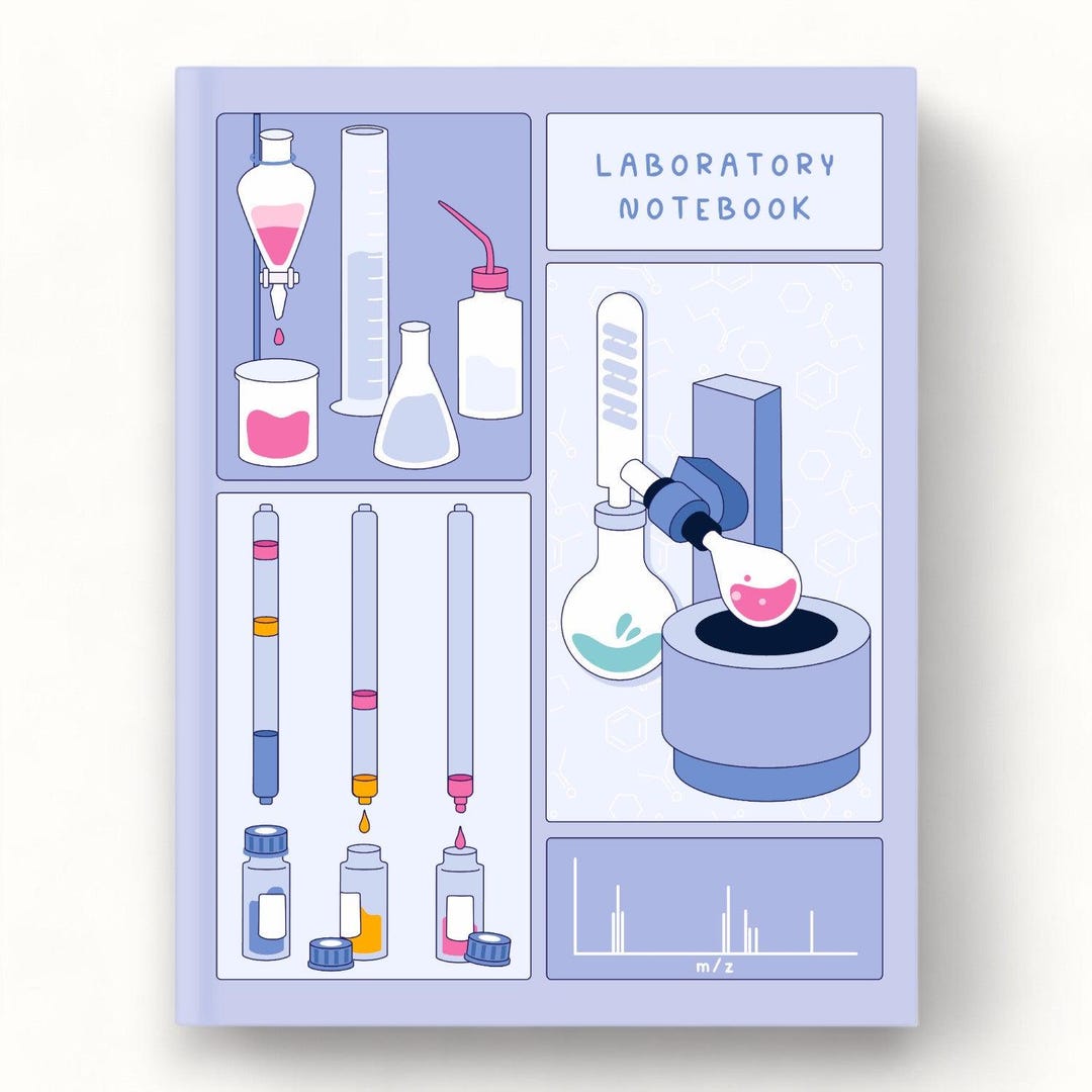 Buy Chemistry Laboratory Notebook Lab Notebook for Chemists, Cute ...