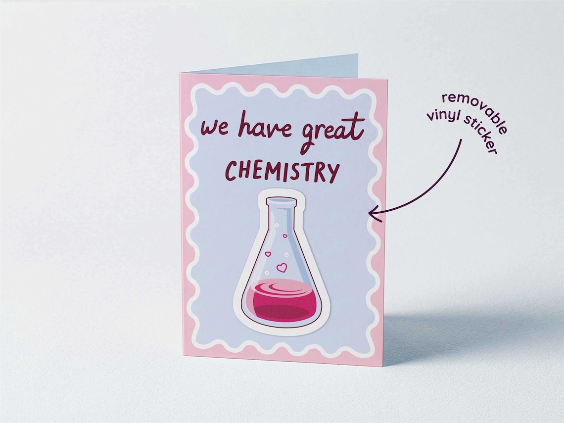 STEM Valentine's Day Cards + Sticker Bundles | Cute Science-themed ...