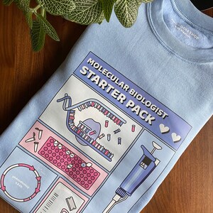 Molecular Biologist Starter Pack Crewneck Sweatshirt | Gift for ...