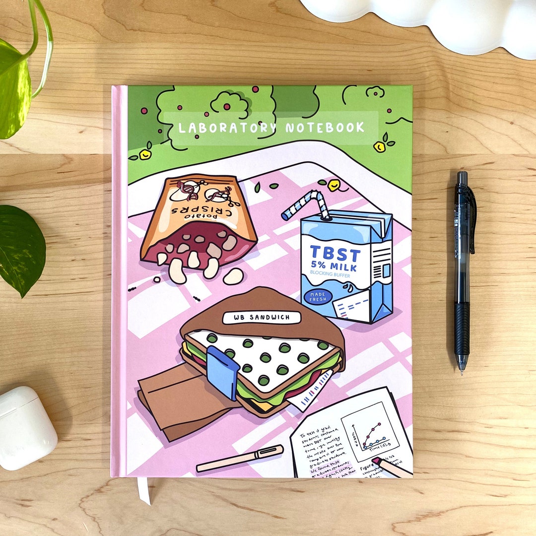 Lab Picnic Laboratory Notebook Cute Gift for Biochemist, Molecular ...