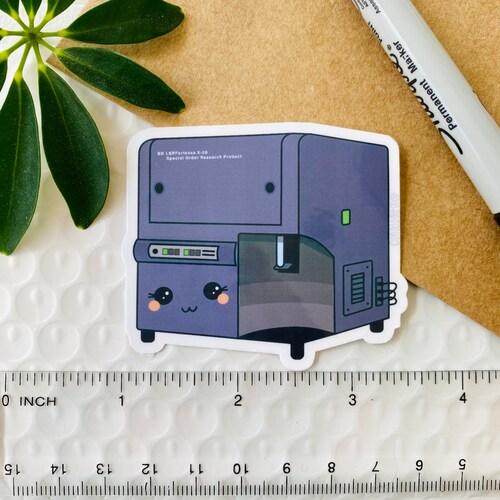 Flow Cytometry Vinyl Sticker Immunology Molecular and - Etsy