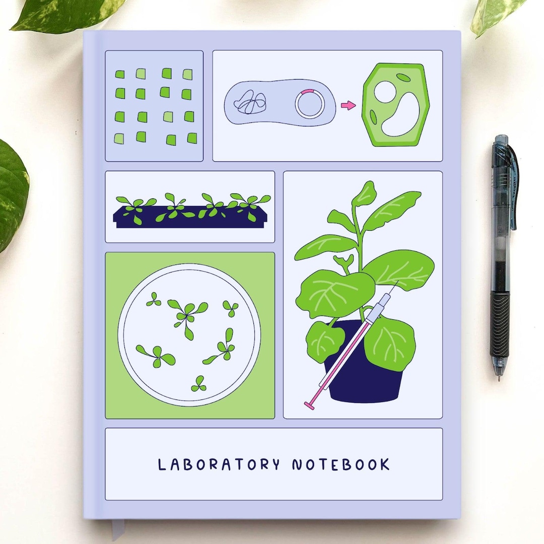 Plant Biology Laboratory Notebook | Cute Lab Book for Plant Biologists ...
