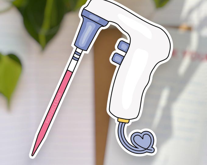 Cute Cell Culture Vinyl Sticker Sheet, Science Biology Stem Cells ...