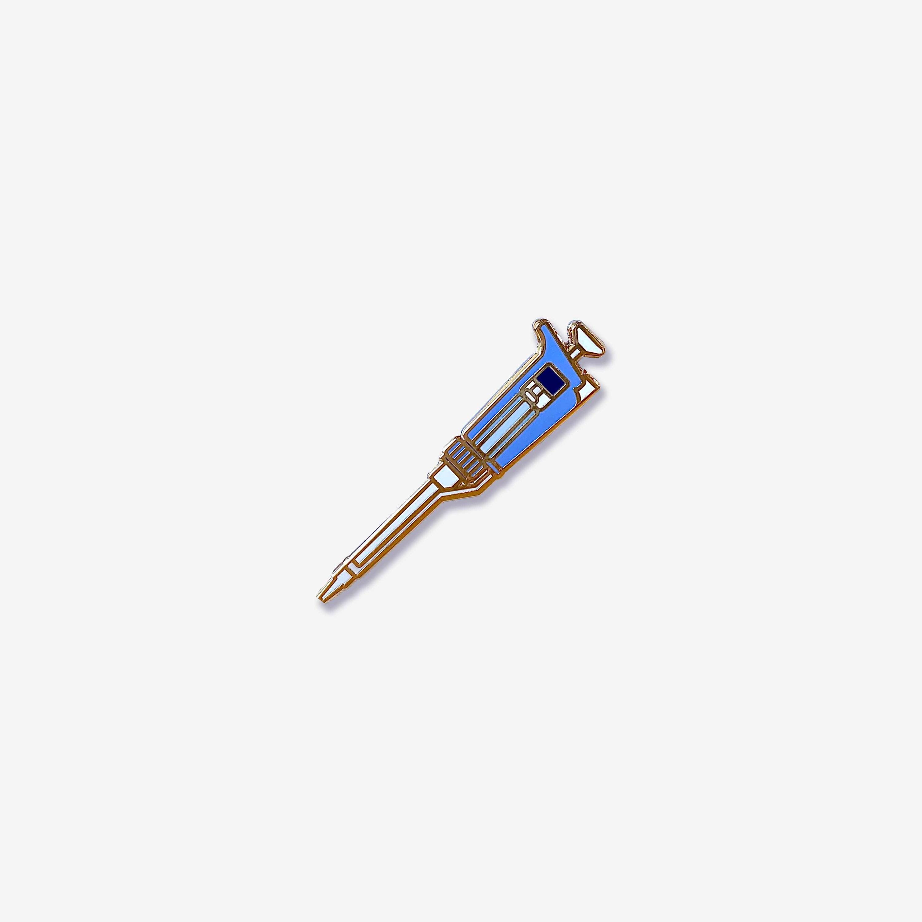 Micropipette Enamel Pin | Cute Laboratory Science Gift for Biomedical ...