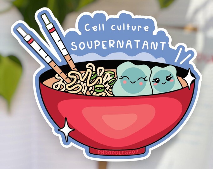 RPMI Cell Culture Media Sticker / Science Sticker, Biology, Immunology ...