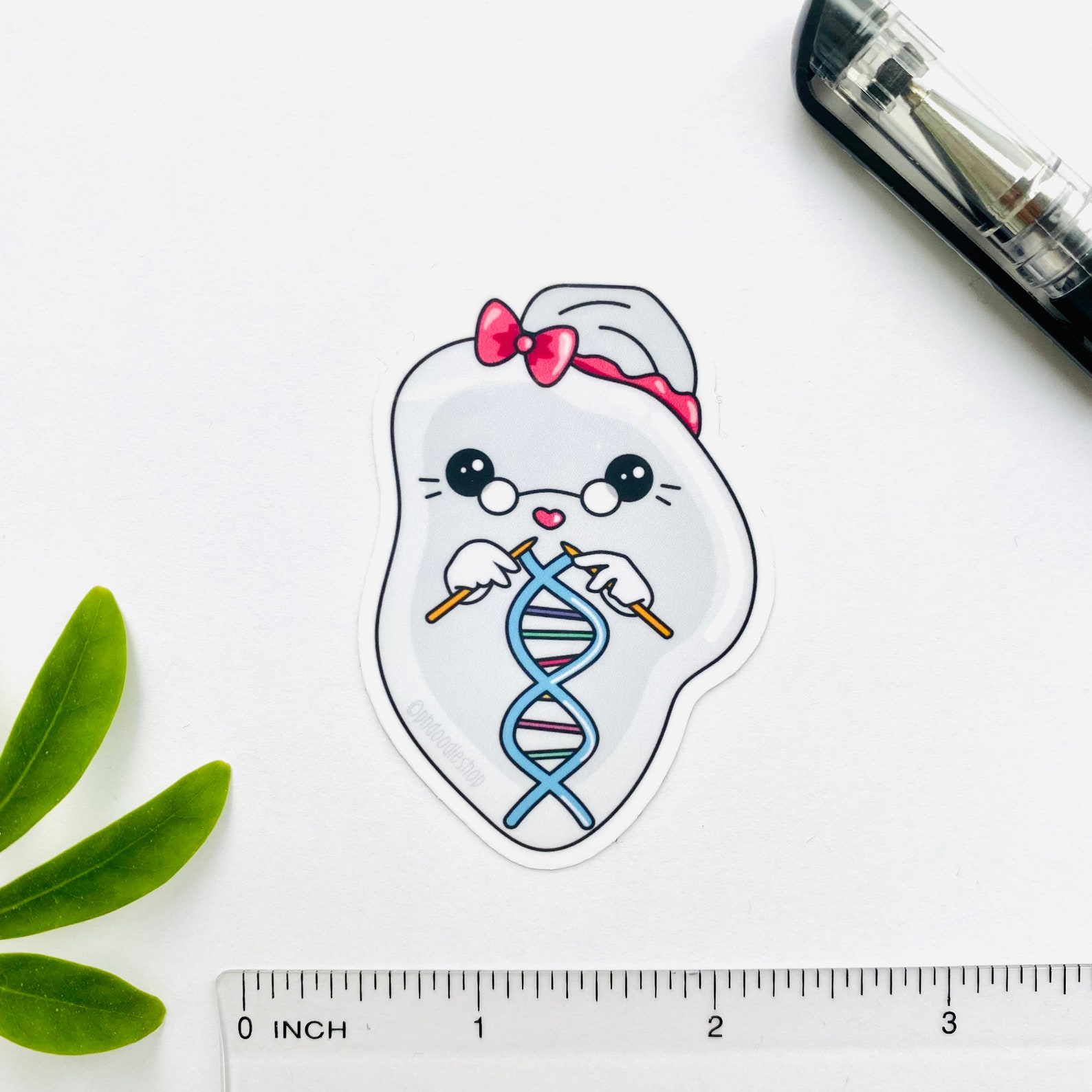 DNA Polymerase Vinyl Sticker Molecular Biology Gift for - Etsy