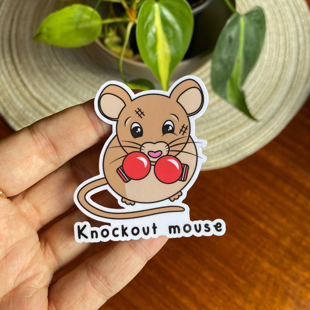 KO Mouse Vinyl Sticker - Etsy