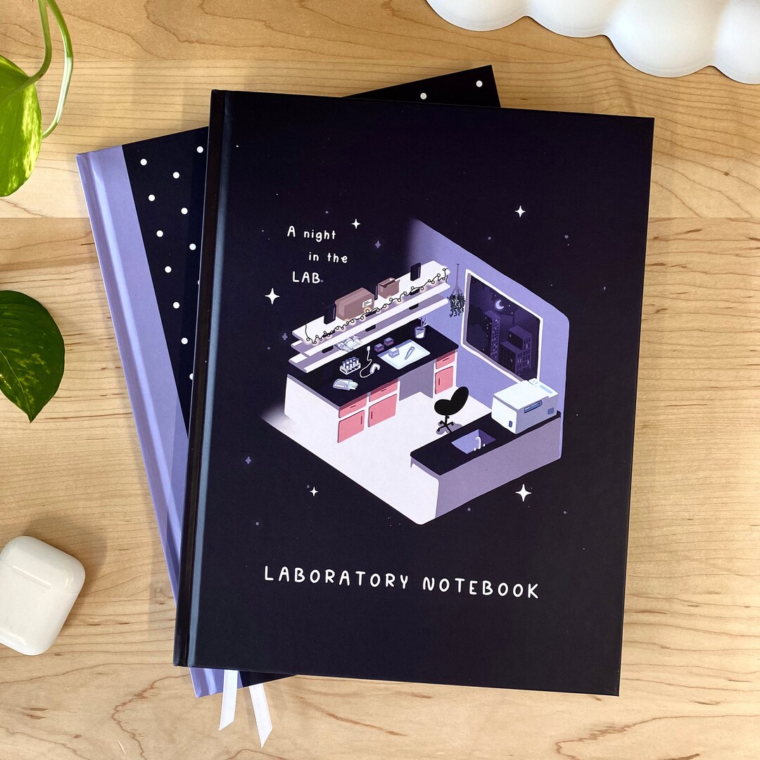 A Night in the LAB Laboratory Notebook - Etsy