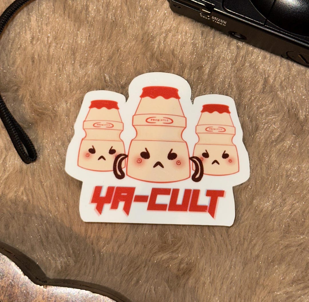YA-CULT Yogurt Drink Waterproof Sticker || Yakult Asian Food Drink ...