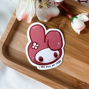 Unhinged Animal Besties Stickers || Kawaii Cute Funny Sayings Art ...