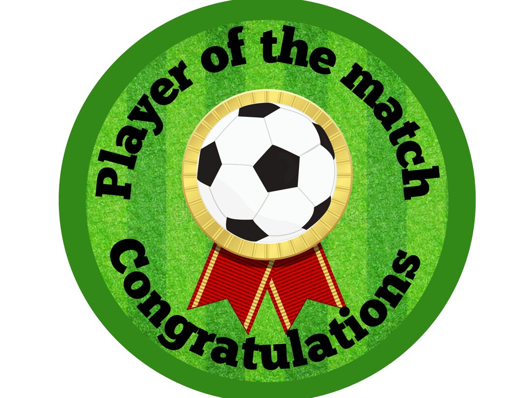 Player of the Match Stickers, Girl, Boy of the Match Award, Football ...