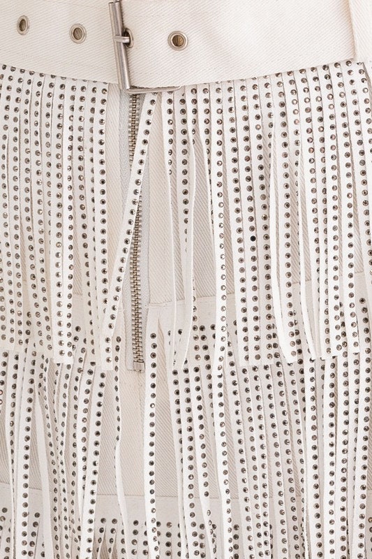 Bestselling Women's Fringe High Waisted Denim Shorts Casual Club ...