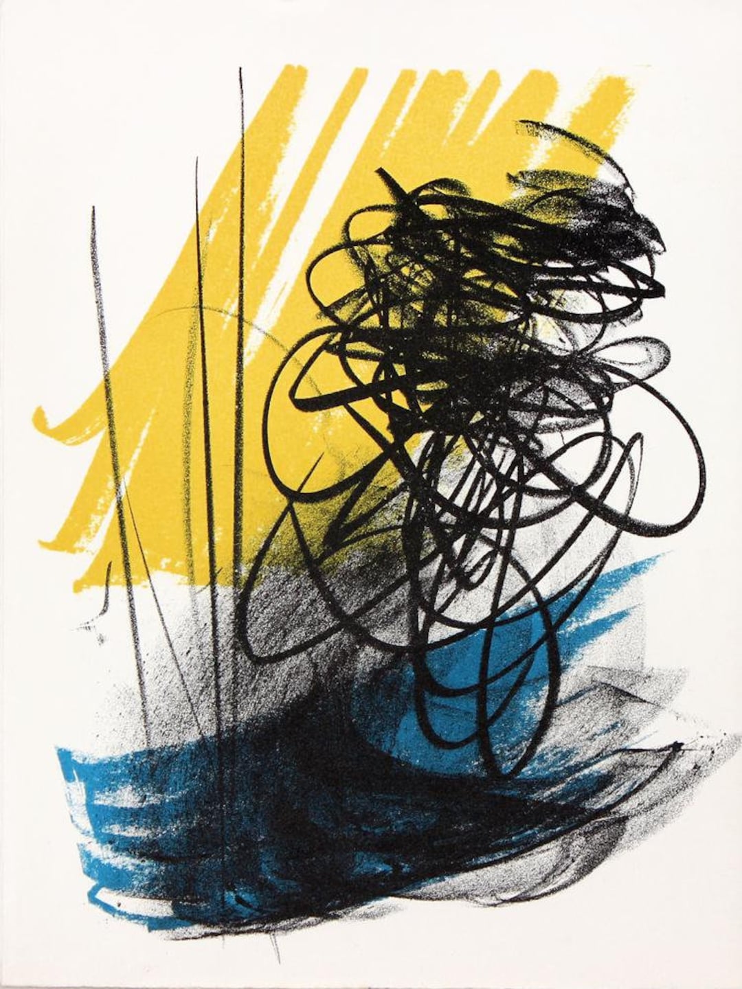 Original Limited Edition Hans Hartung Lithograph - Etsy