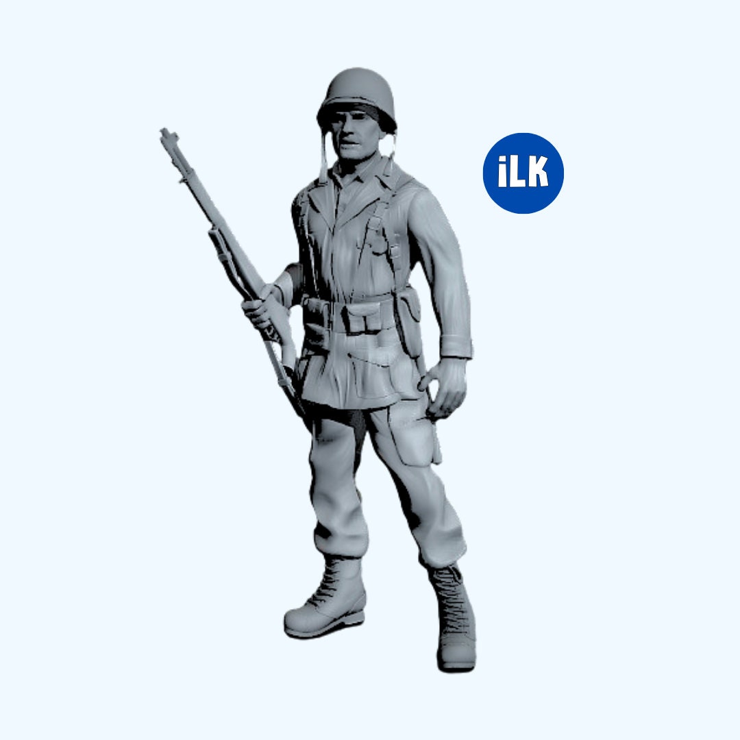 Stunning 3D Printed Miniature Soldier for Collection or Game ...