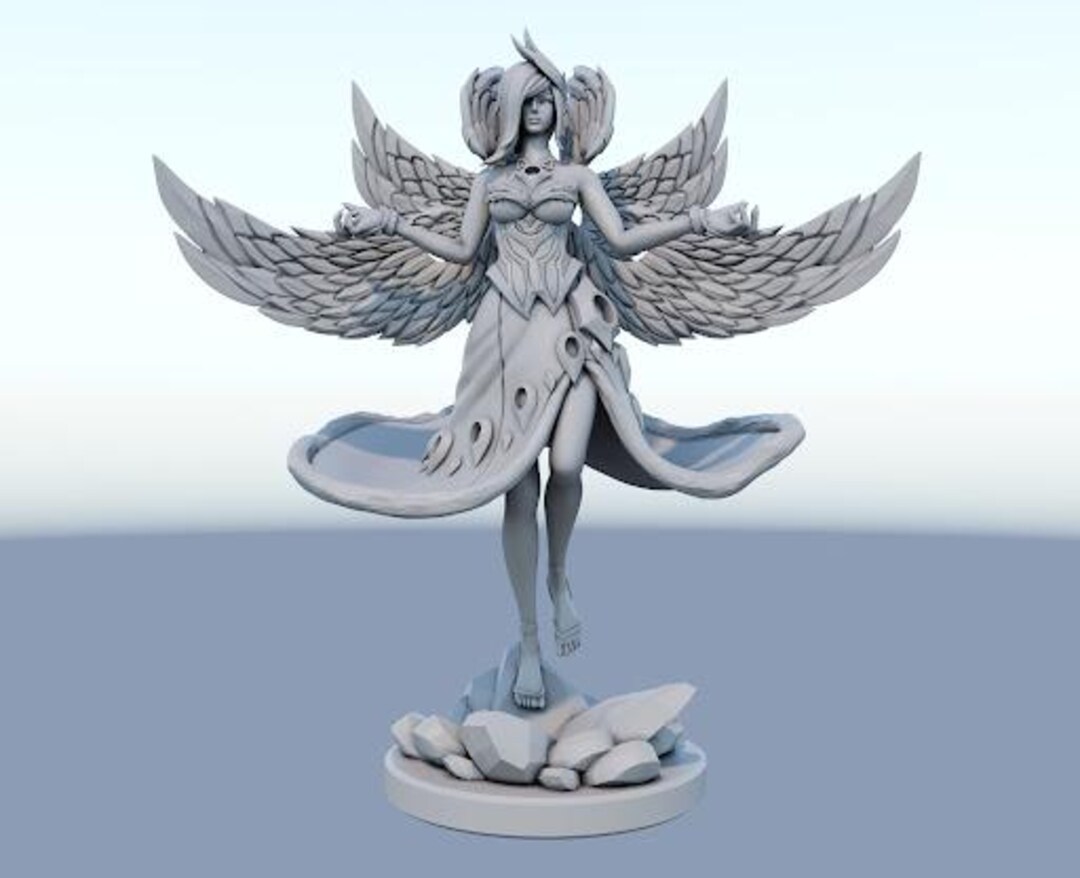 Morgana 3D Figure, Morgana From League of Legends, 3D Printed ...