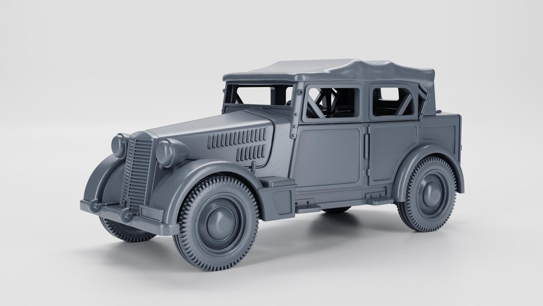 Fiat 508 CM Coloniale - 12K Resin Model Kit - Unpainted High-quality ...