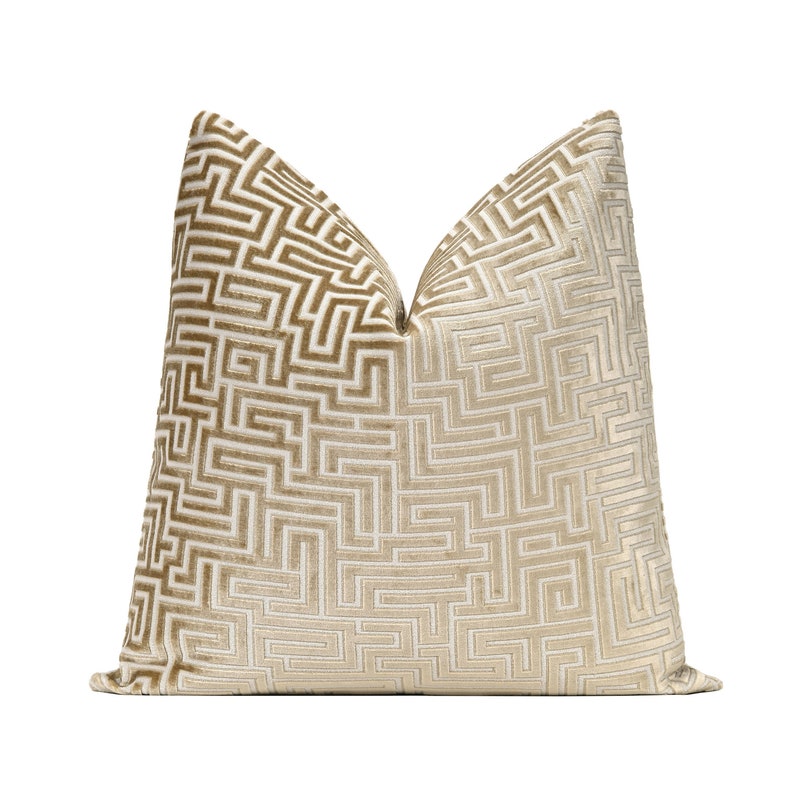 Greek Key Pillow - Etsy