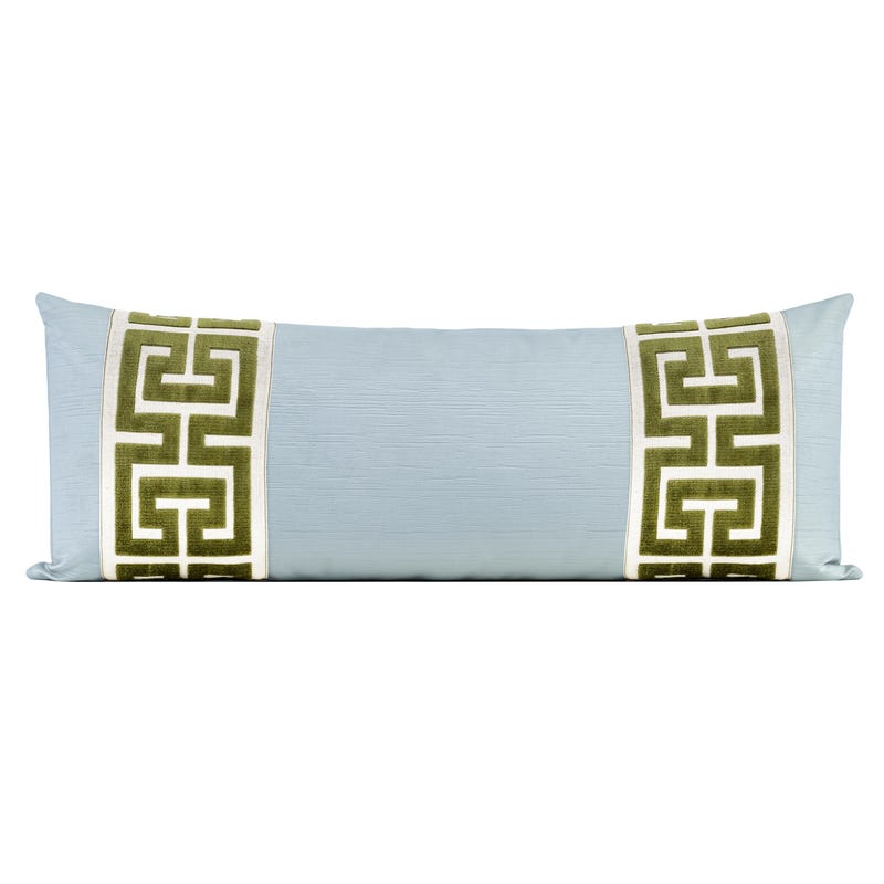 Green Stripe King Pillow - Etsy