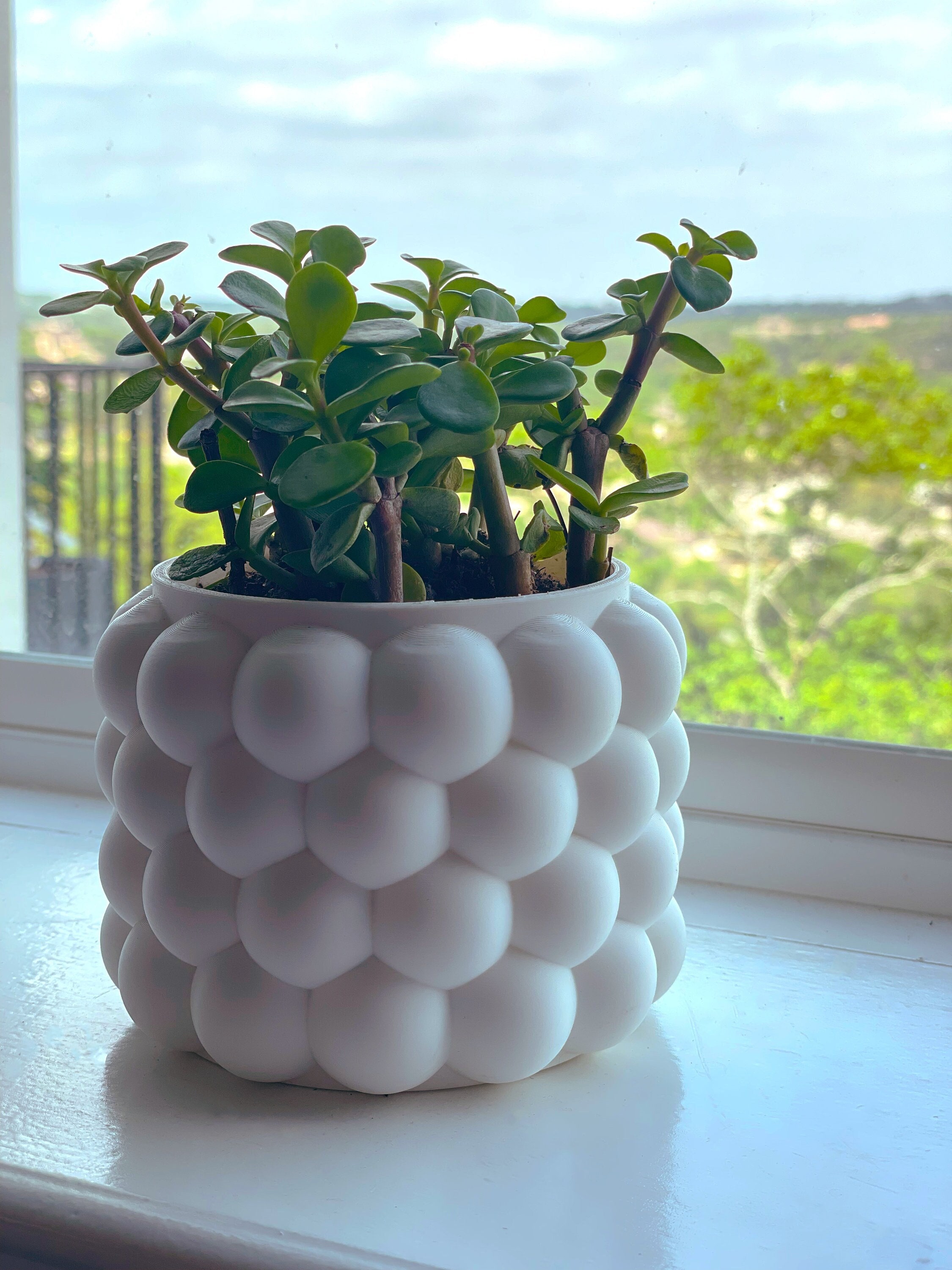 White Indoor BUBBLE Planter Pot Perfect Minimalistic Gift - Etsy