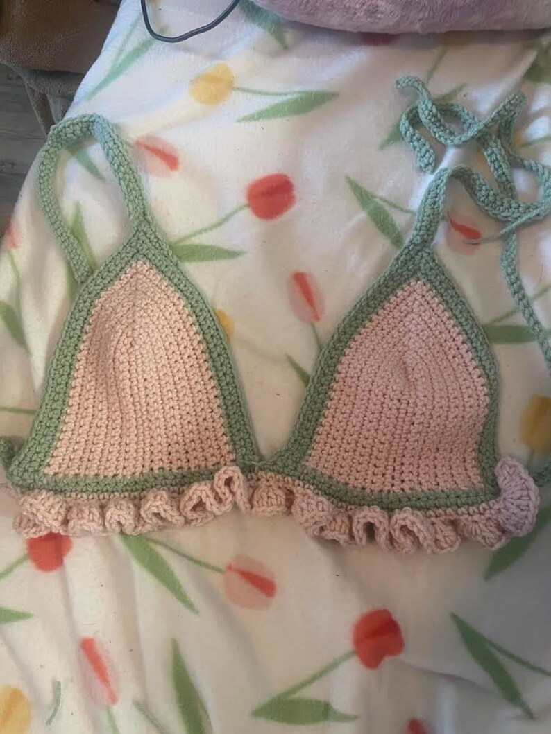 Simple Crochet Bikini Top Pattern - Etsy