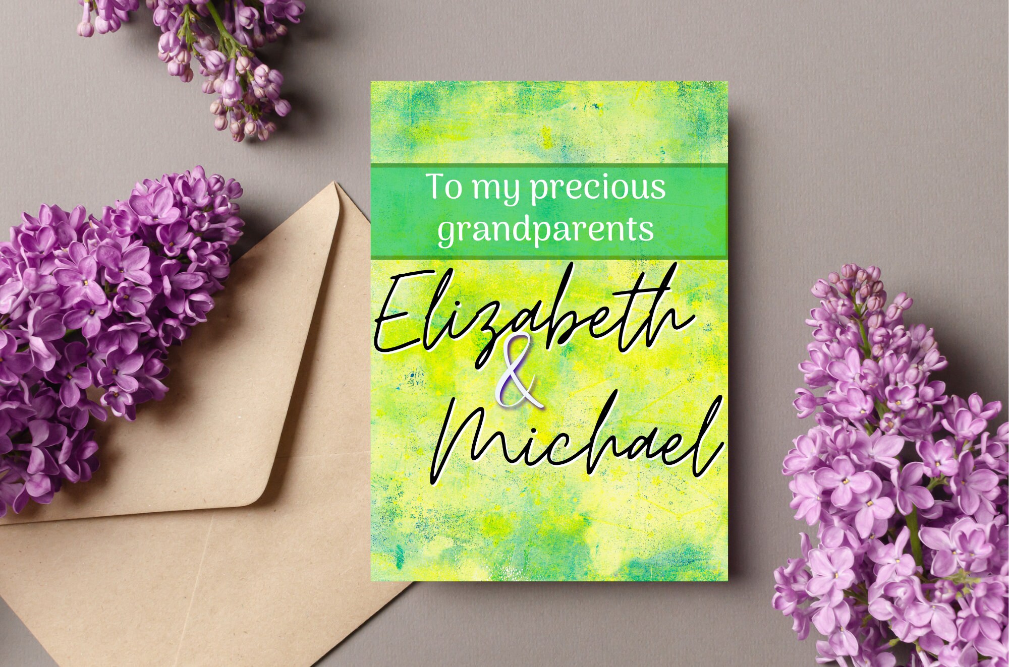 Personalized Printable Greeting Card For Grandparents To My Precious Personalized Printable Greeting Card For Grandparents To My Precious