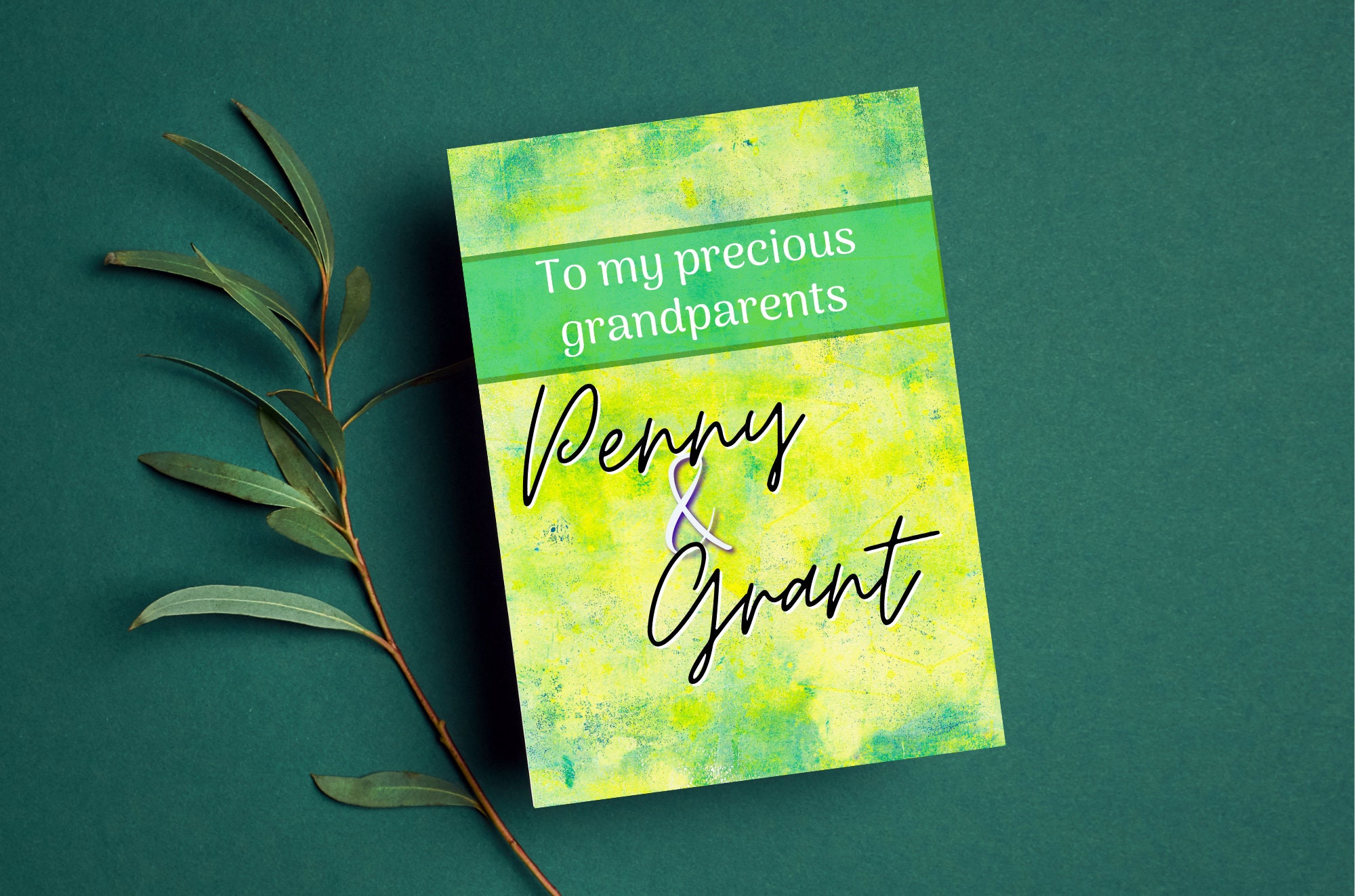 Personalized Printable Greeting Card For Grandparents To My Precious Personalized Printable Greeting Card For Grandparents To My Precious