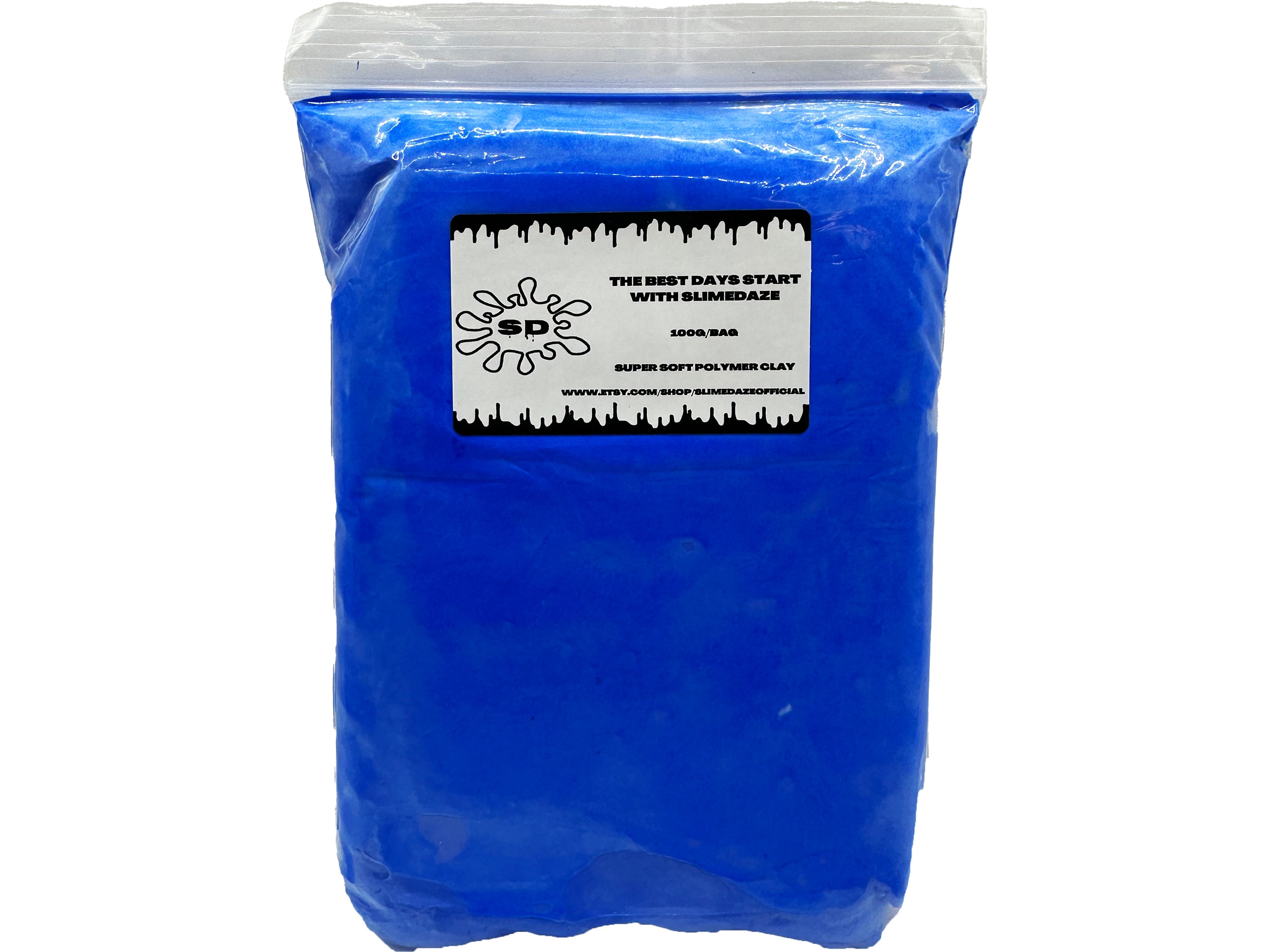 Royal Blue 100G Soft Air Dry Clay 100 Grams Butter Slime Clay Crafting ...