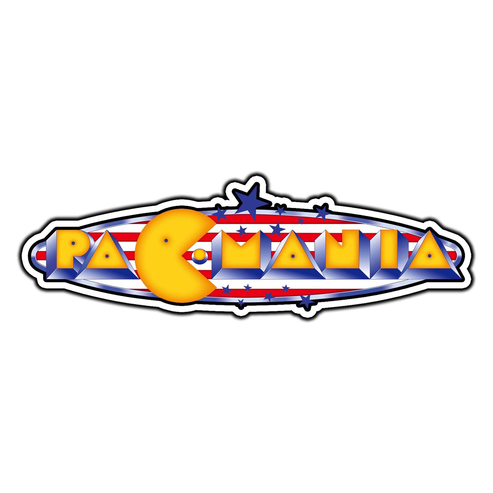 Pac Mania Arcade Logo #1 Waterproof Vinyl Sticker Decal Die-cut - Etsy