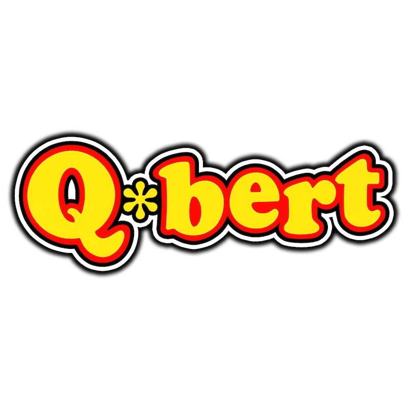 Qbert Car Sticker - Etsy