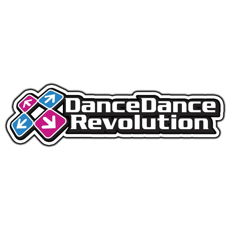 Dance Dance Revolution Arcade Logo #1 Waterproof Vinyl Sticker Decal ...