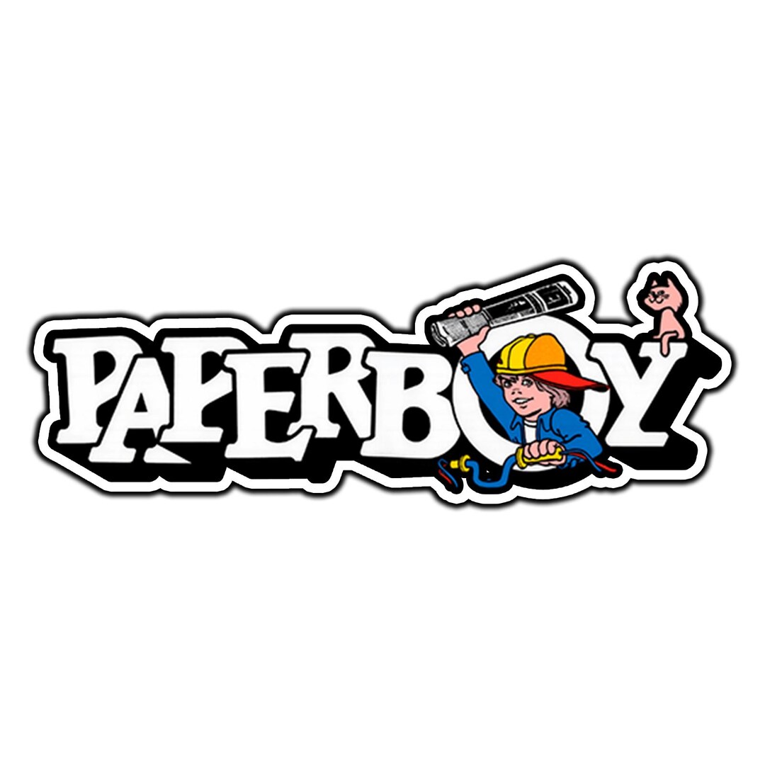 Paperboy Arcade Logo #1 Waterproof Vinyl Sticker Decal Die-cut - Etsy