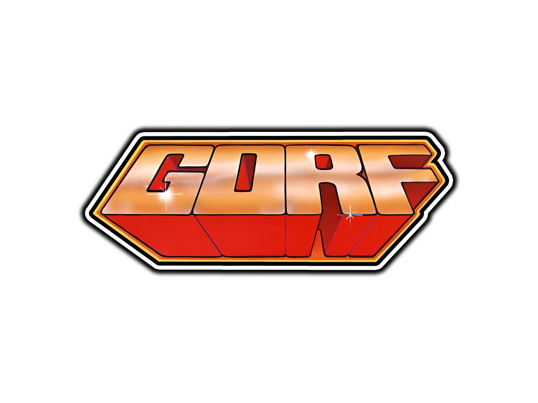 0997 Gorf Arcade Logo #1 Waterproof Vinyl Sticker Decal Die-cut - Etsy