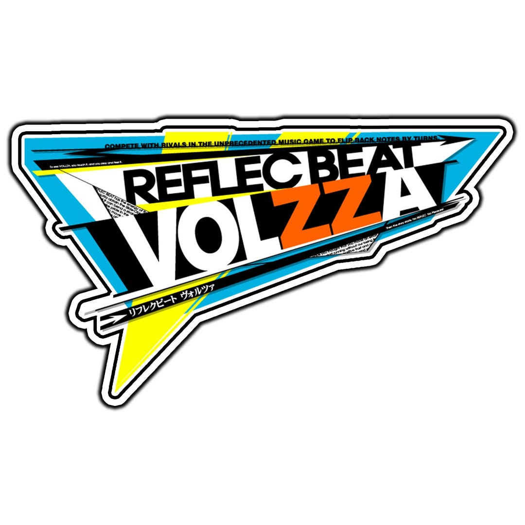 Reflec Beat Volzza Arcade Logo #1 Waterproof Vinyl Sticker Decal Die ...