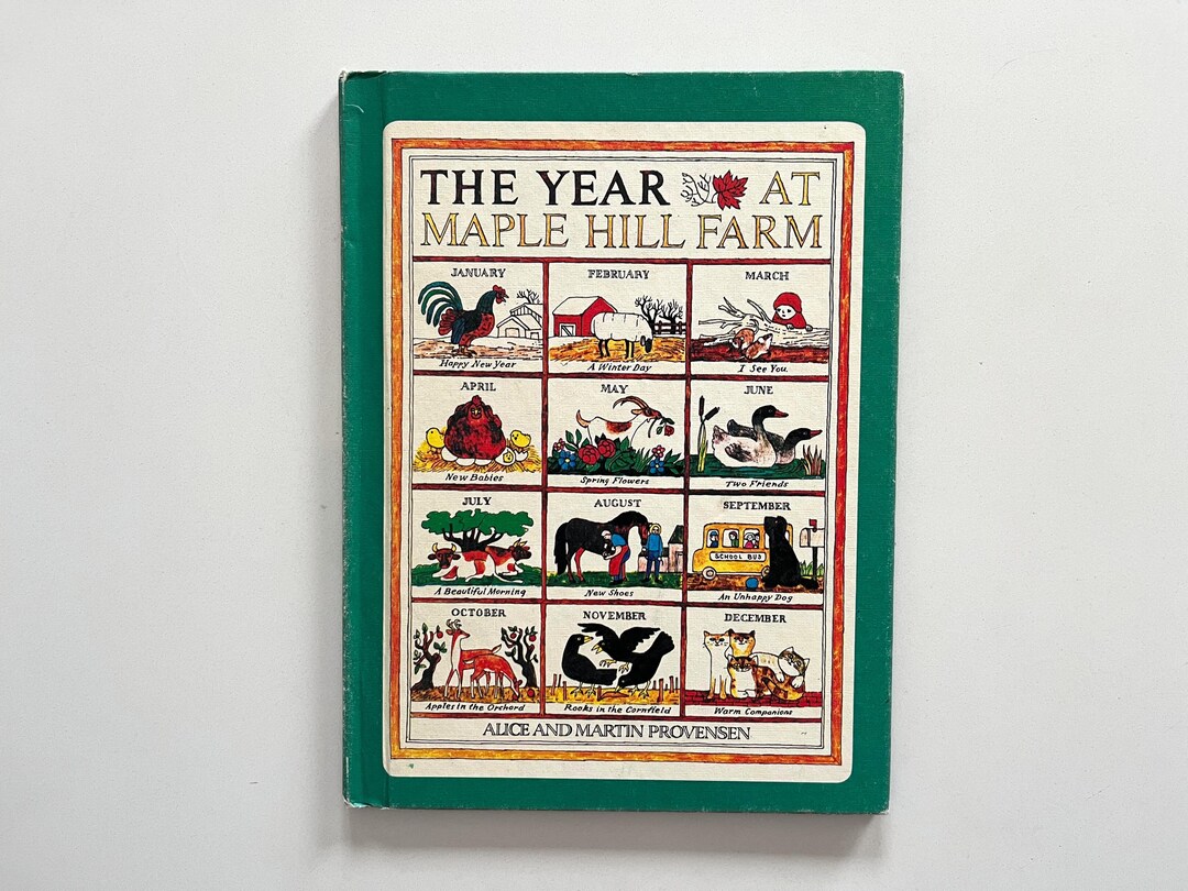 The Year at Maple Hill Farm | Alice + Martin Provensen | 1978 - Etsy