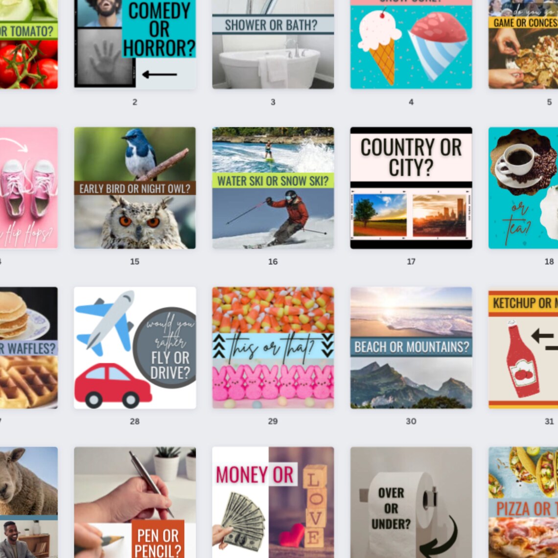 100+ This or That Social Media Engagement Prompts, Group and Business ...