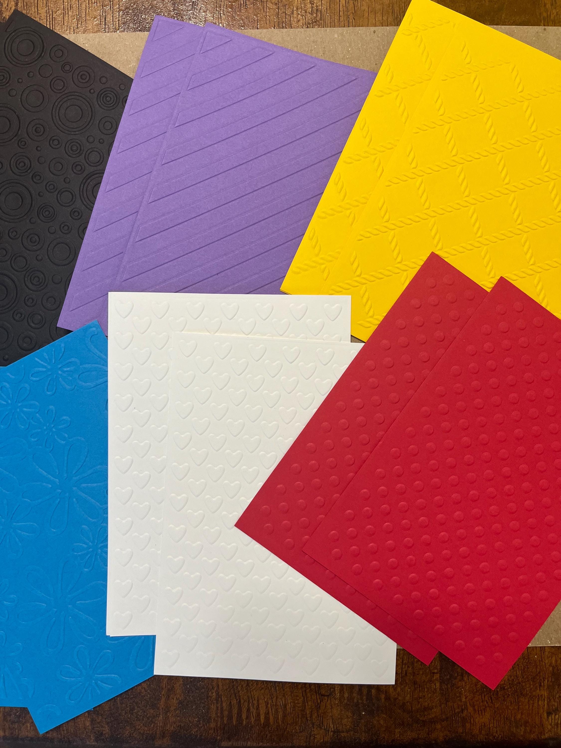 Embossed Paper Bundle-12 Pieces - Etsy