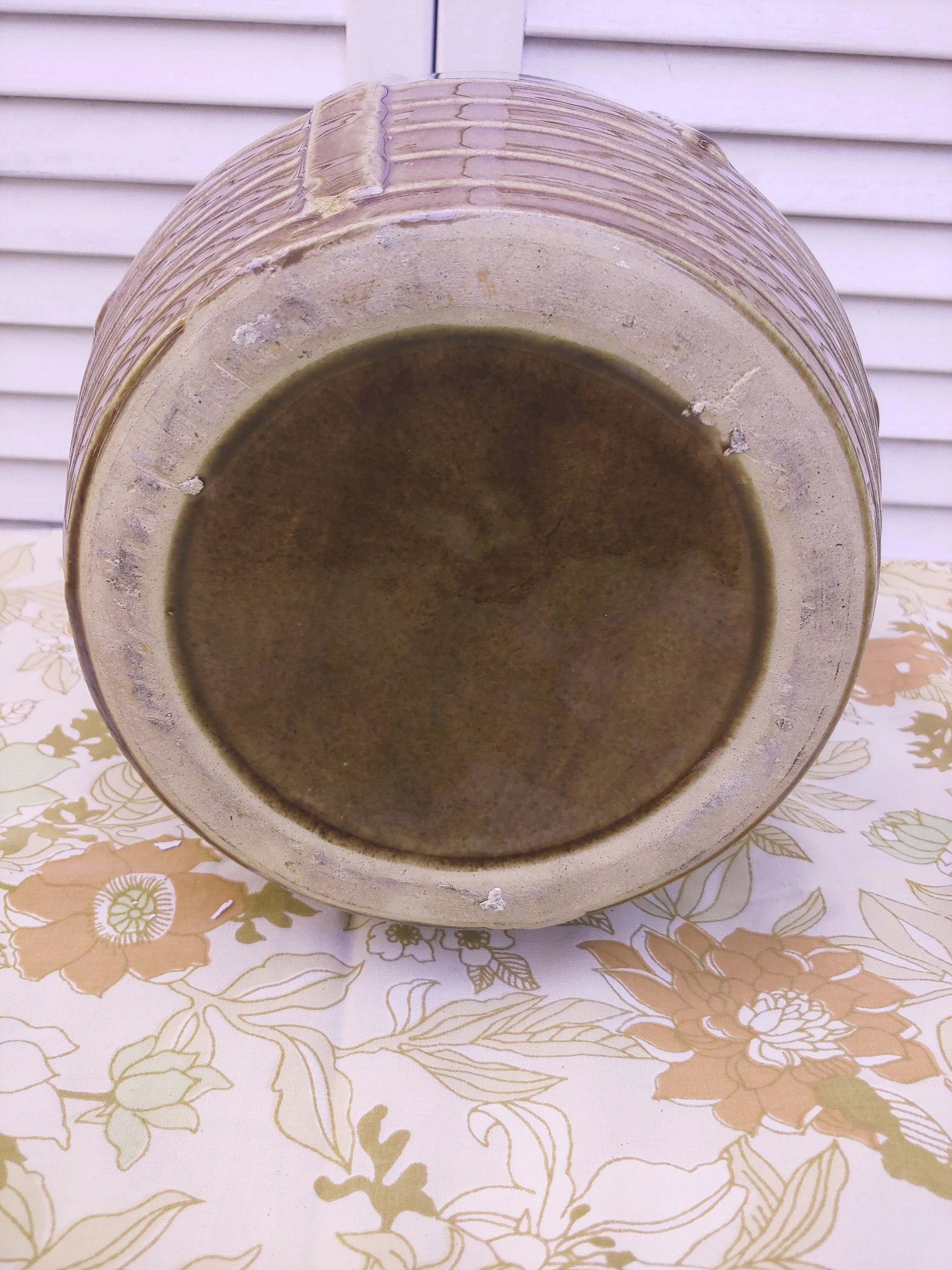 Barrel Canister Ceramic Crock Cookie Jar - Etsy