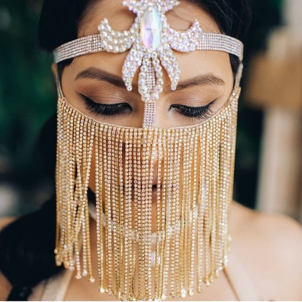 Belly Dance Mask - Etsy
