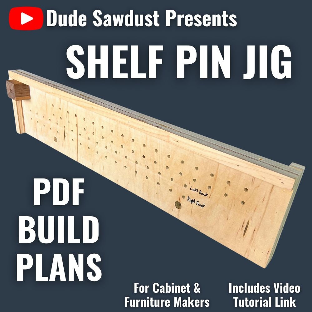 Shelf Pin Jig for Cabinets & Furniture - Digital PDF Build Plans - Etsy
