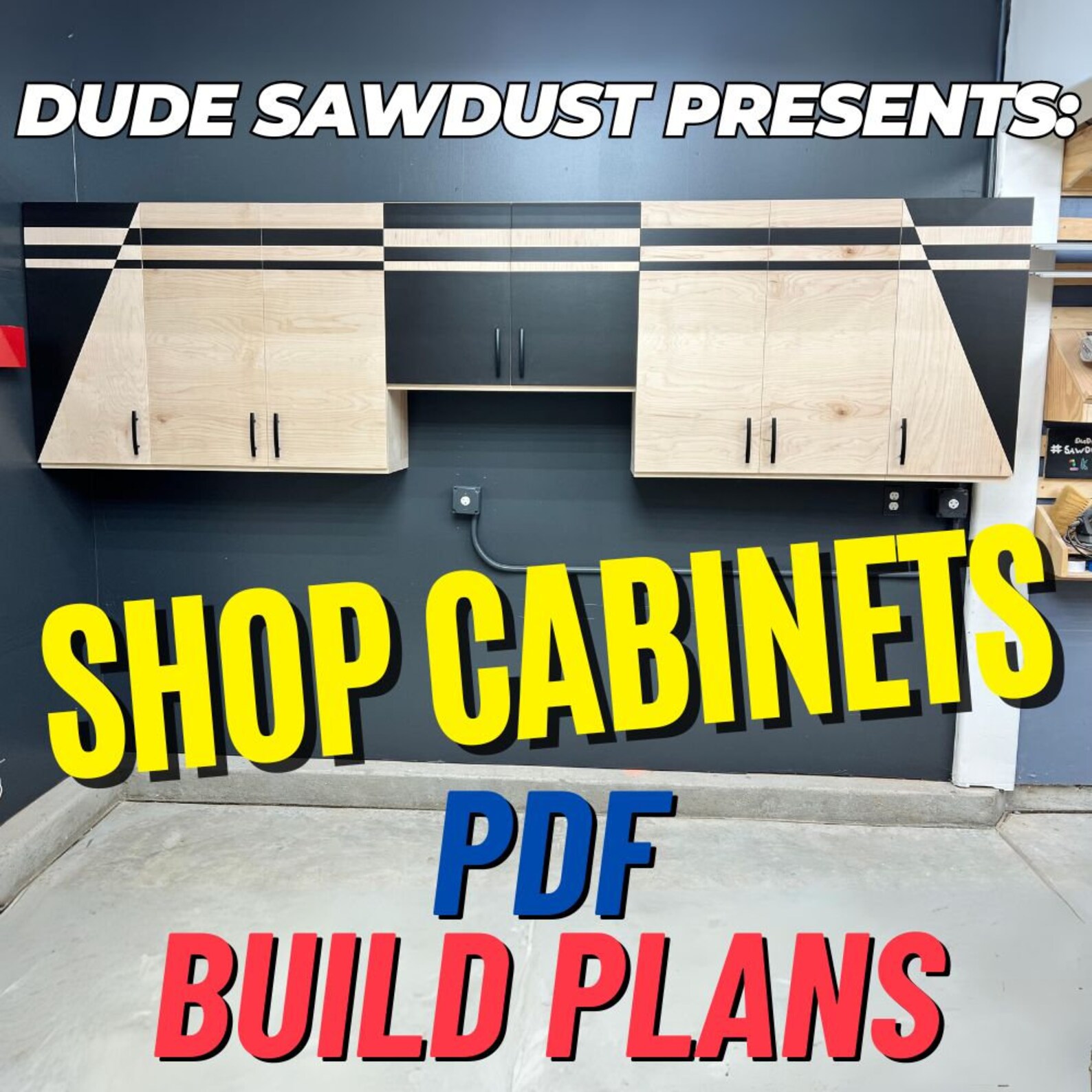 Shop Cabinets PDF Build Pans, Upper Wood Shop Frameless Cabinets, Step ...