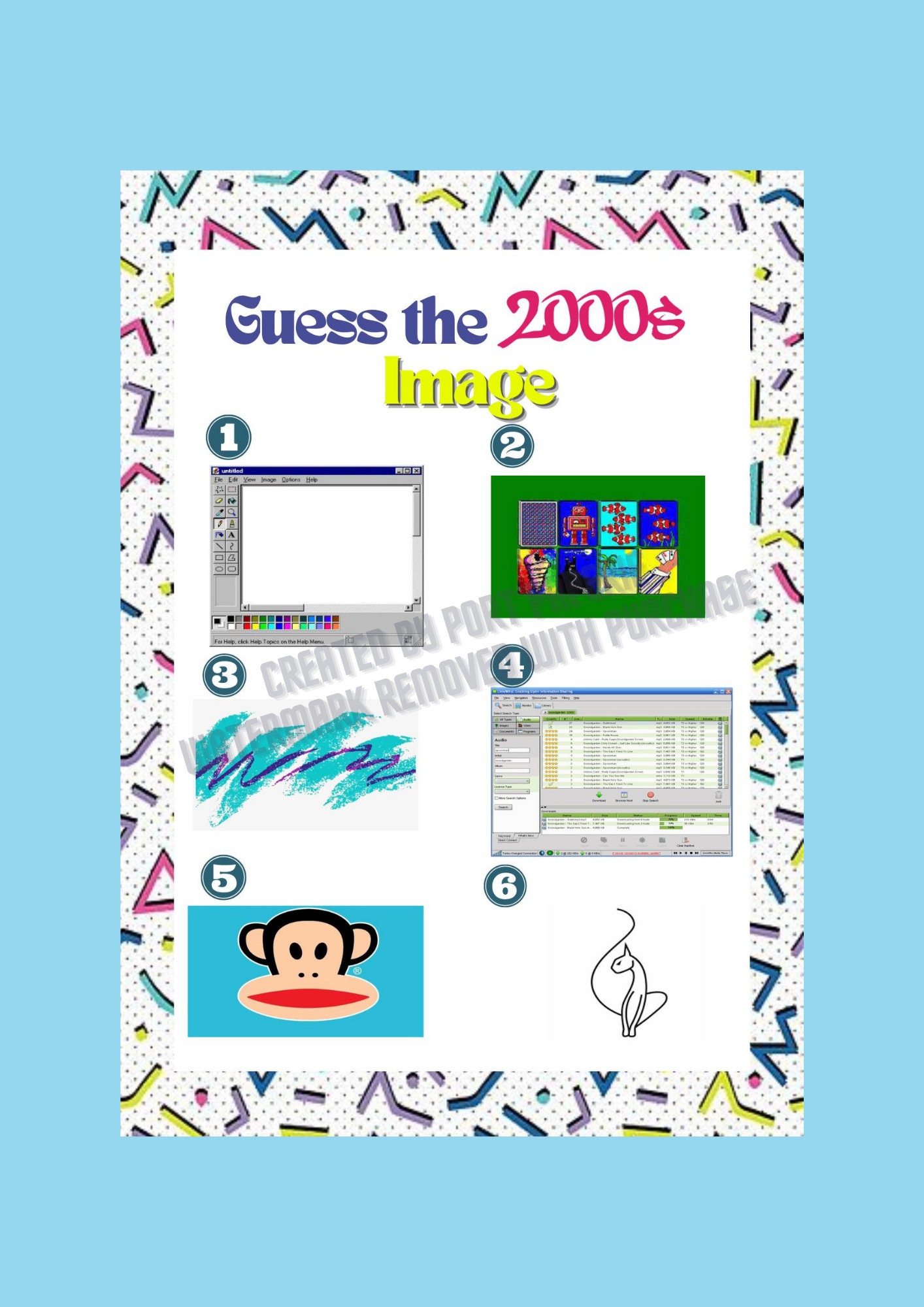 2000s Party Games Printable | 00's Party Game Bundle | Y2K Party Games ...