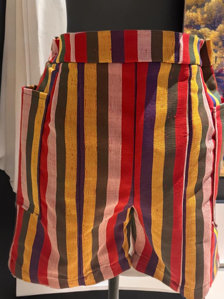 Handmade Aso-oke Neon Shorts – African Fabric, Tailored Fit - Etsy