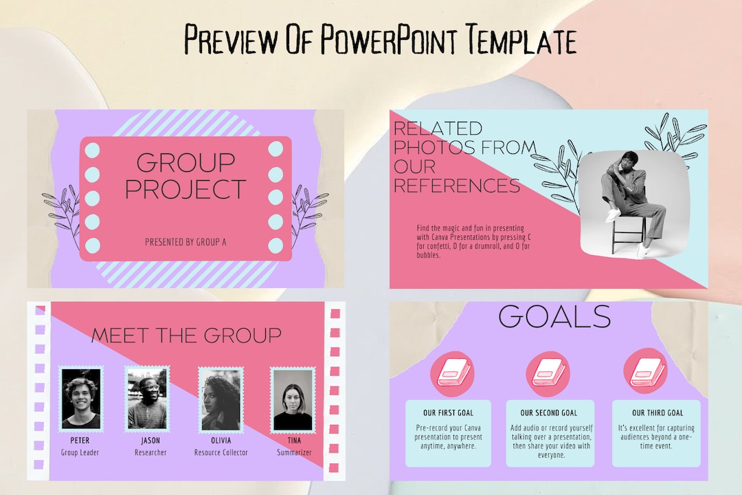 Powerpoint Slides Templates, New Design, Editable, Canva Template ...