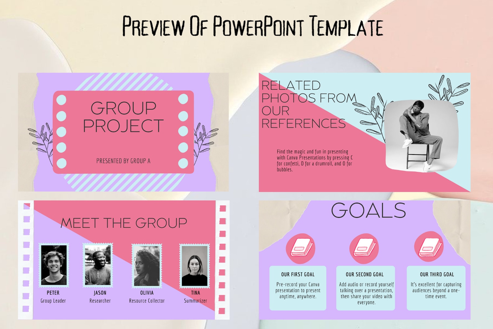Powerpoint Slides Templates, New Design, Editable, Canva Template ...