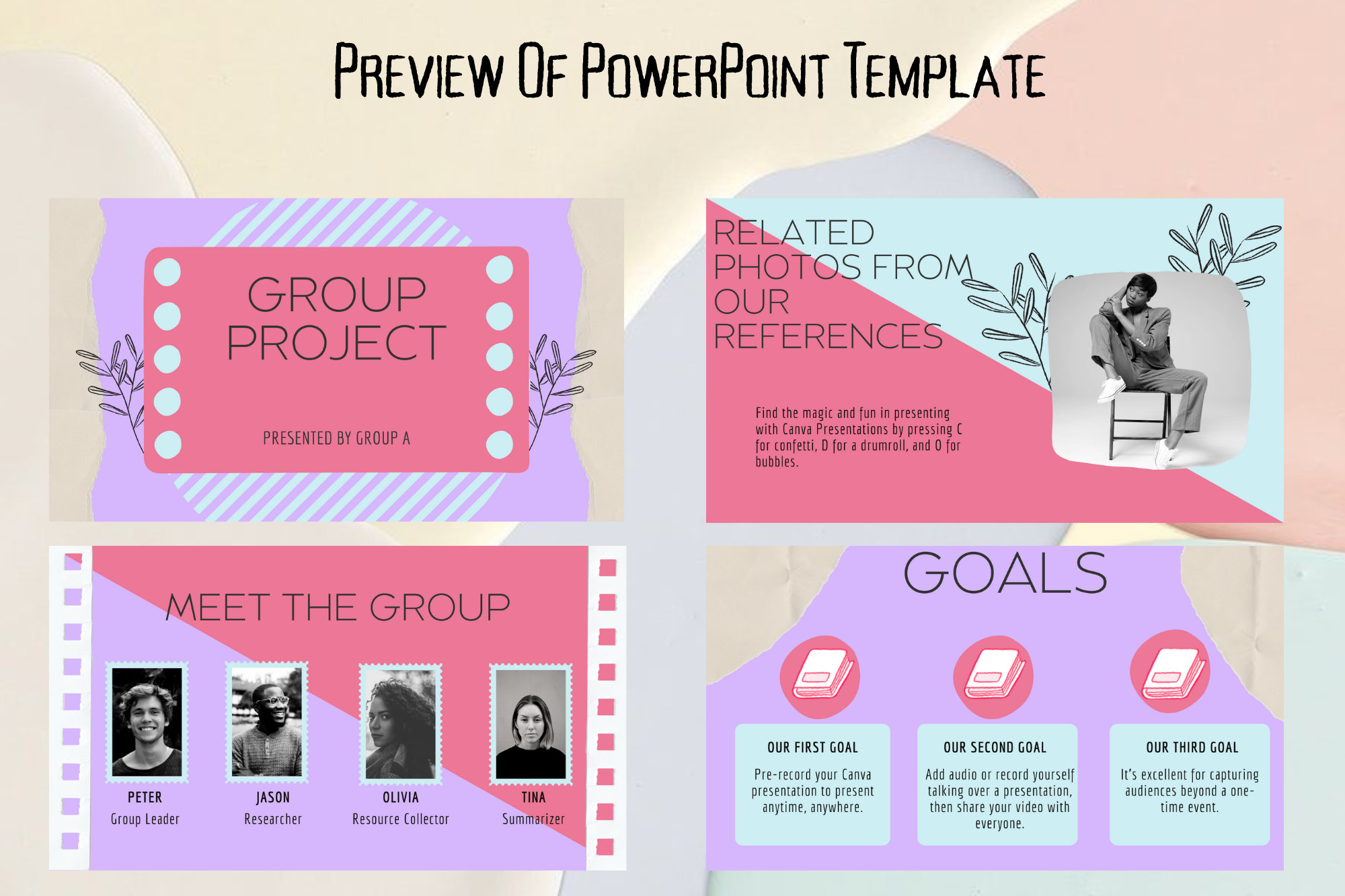 Powerpoint Slides Templates, New Design, Editable, Canva Template ...