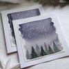 Christmas Watercolor Card - Etsy