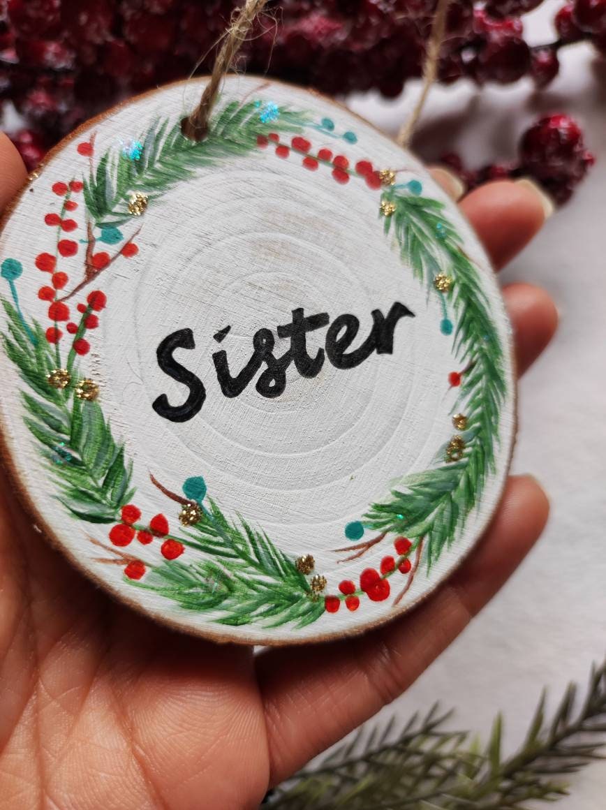 Customized Name Bauble Hand Painted Christmas Decoration - Etsy