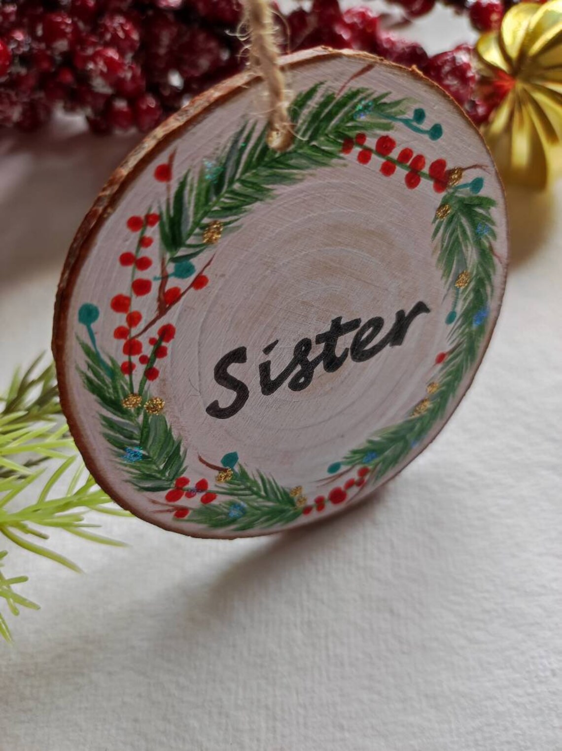 Customized Name Bauble Hand Painted Christmas Decoration - Etsy