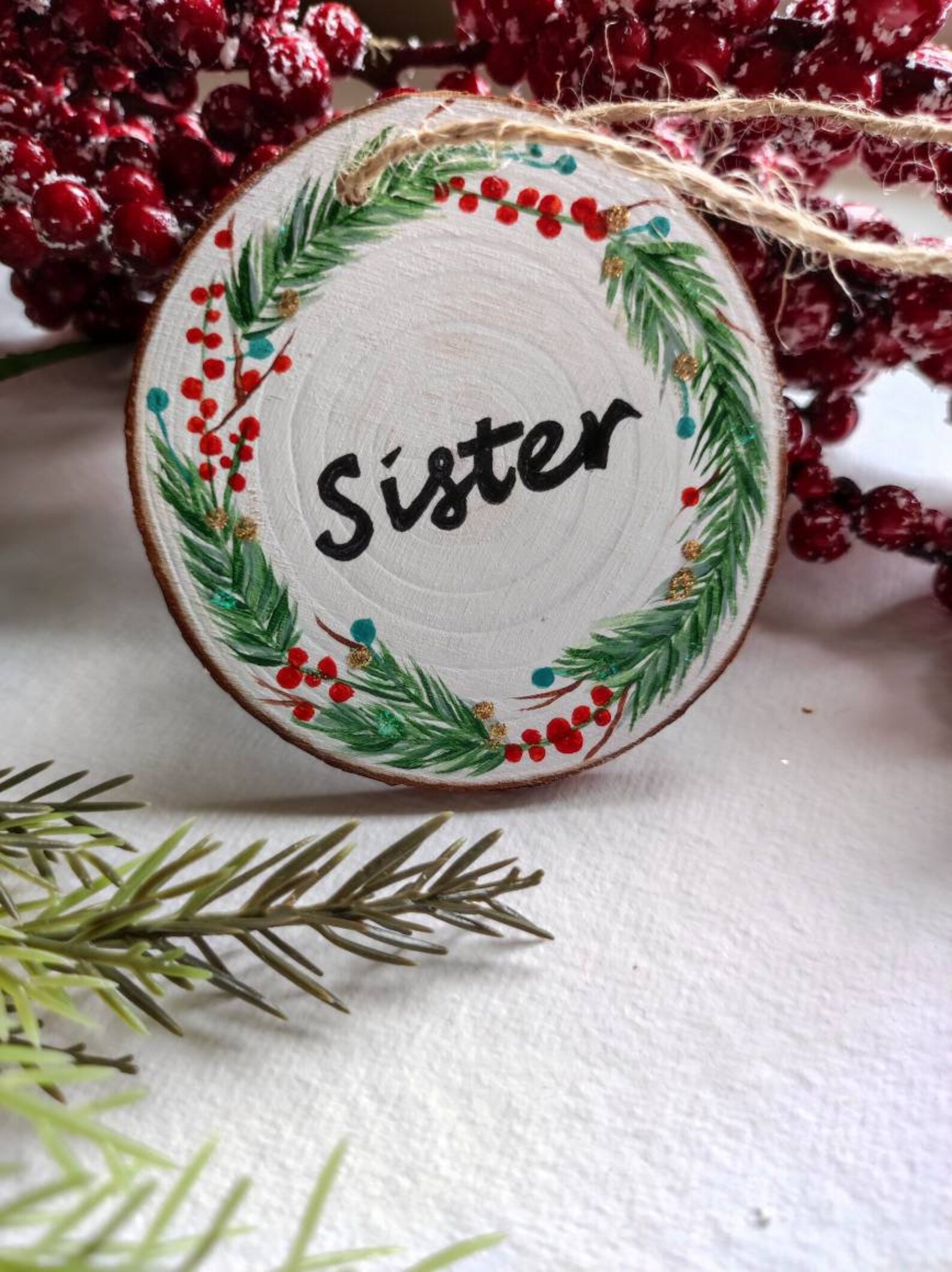 Customized Name Bauble Hand Painted Christmas Decoration - Etsy